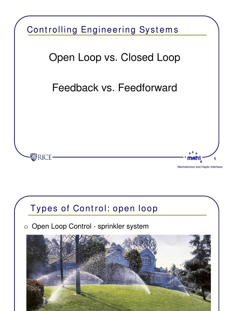 Feedback and Feed Forward | Download Free PDF | Control Theory | Feedback