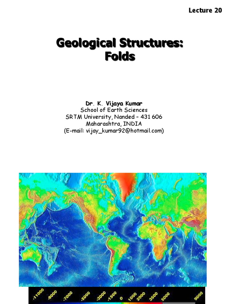 Geological Structures: Folds: School of Earth Sciences SRTM University ...