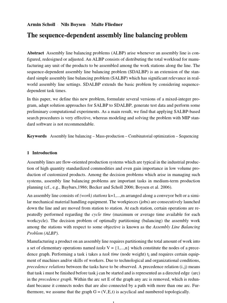 Line Balancing | Mathematical Optimization | Linear Programming