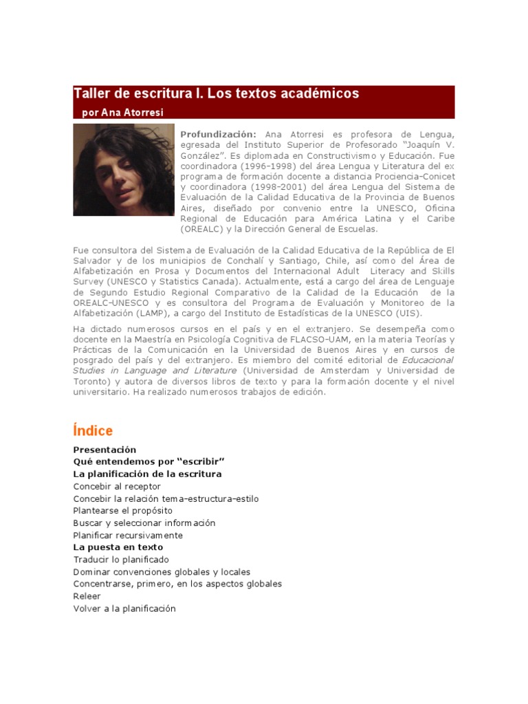 12 - Atorresi Taller I | PDF | Comillas | Science