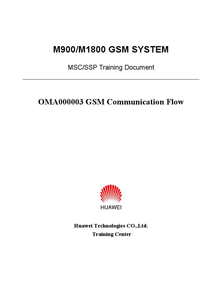 GSM Call Flow | PDF