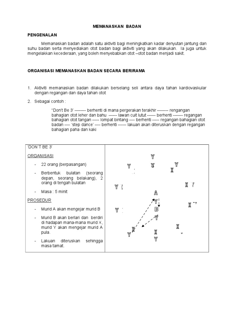 Memanaskan Badan | PDF