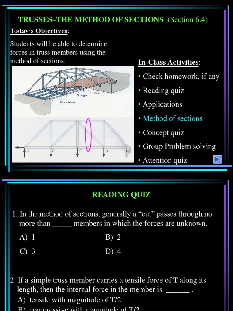 Truss | PDF | Truss | Tension (Physics)