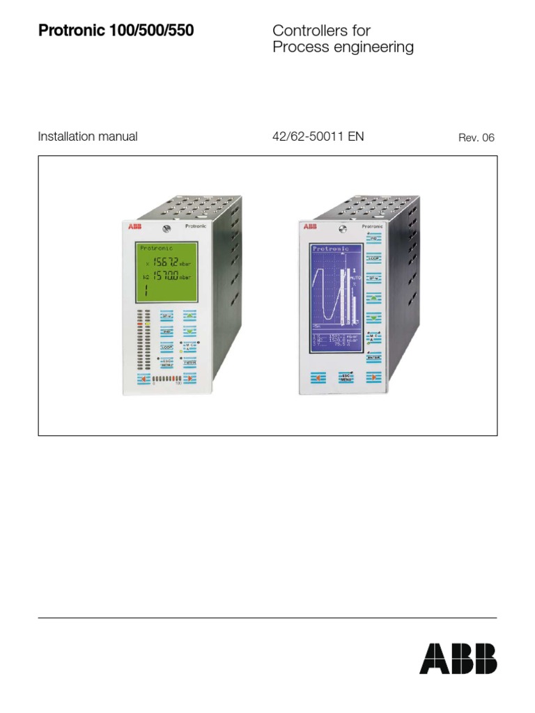 ABB Protronic 500 en | PDF | Power Supply | Electrical Connector