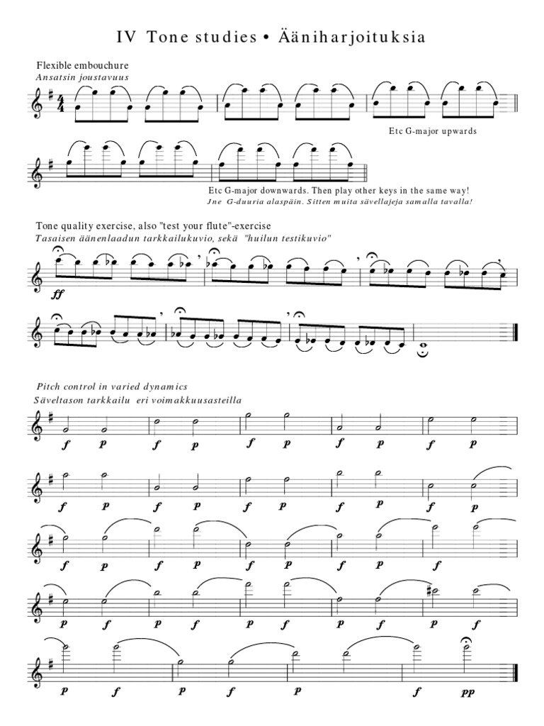 Basic Flute Technique 3 | PDF