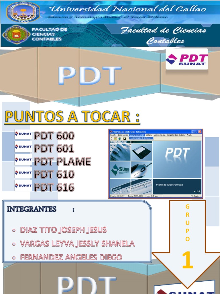 Grupo Uno (1) Pdt600 Pdt601 Pdt610 Pdt616 Pdtplame | PDF | Derecho ...