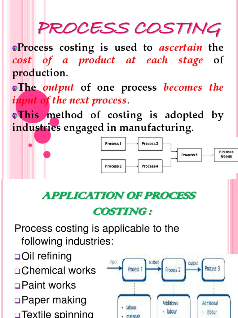Process Costing | PDF | Production And Manufacturing | Business Economics