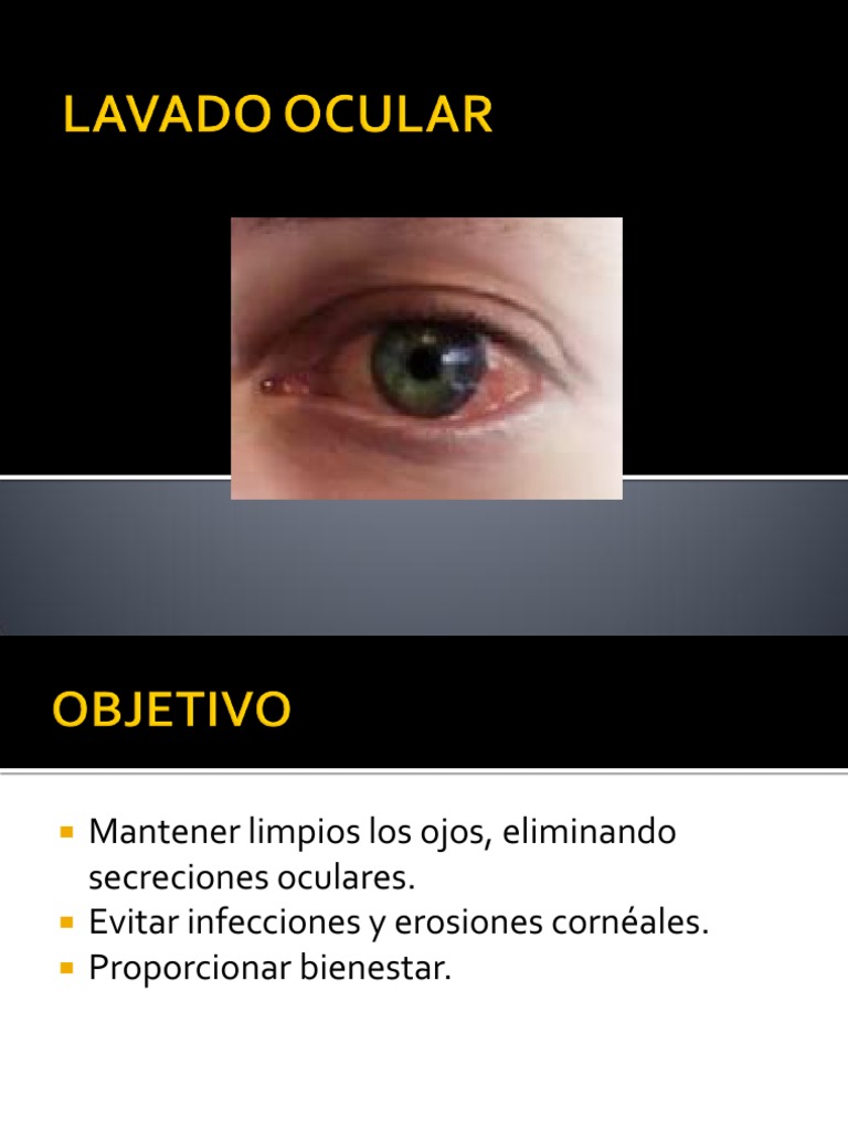 Lavado Ocular | PDF