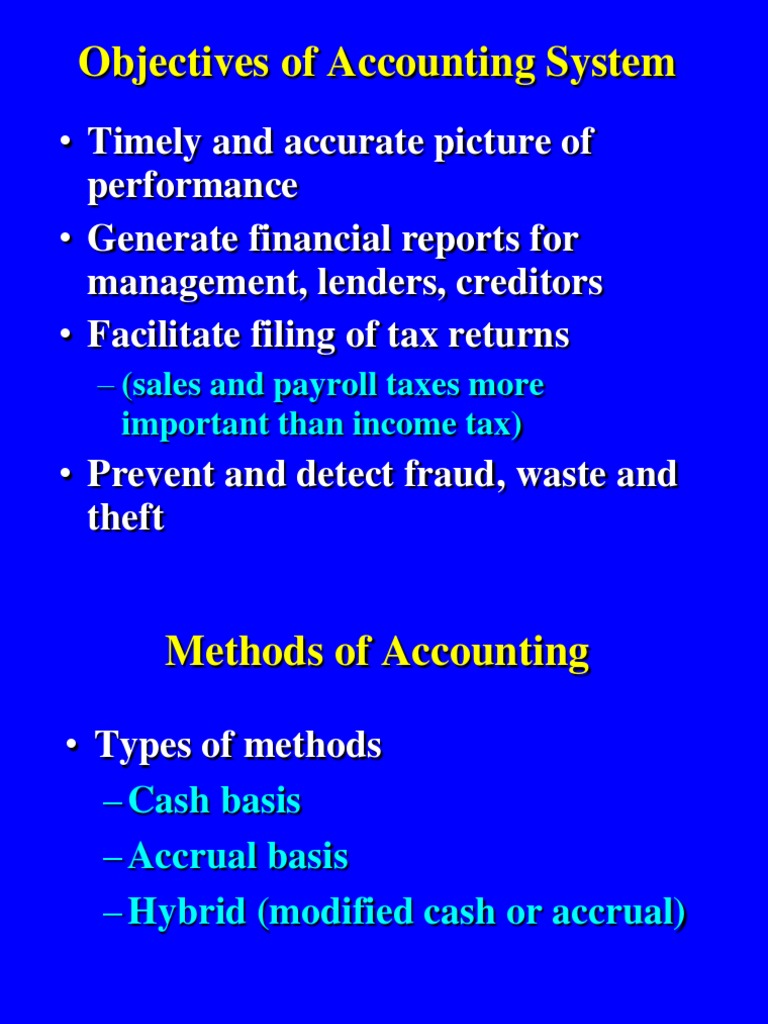 Accounting Ppt | Basis Of Accounting | Inventory