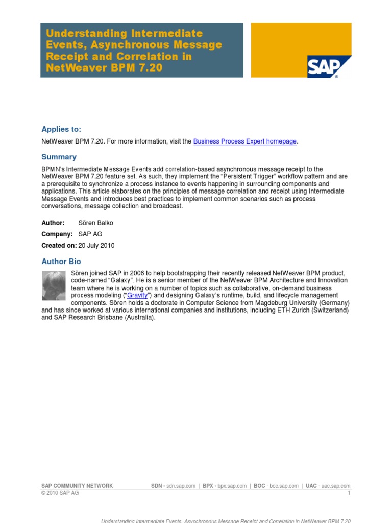 Intermediate Events in BPM | PDF | Business Process | Control Flow
