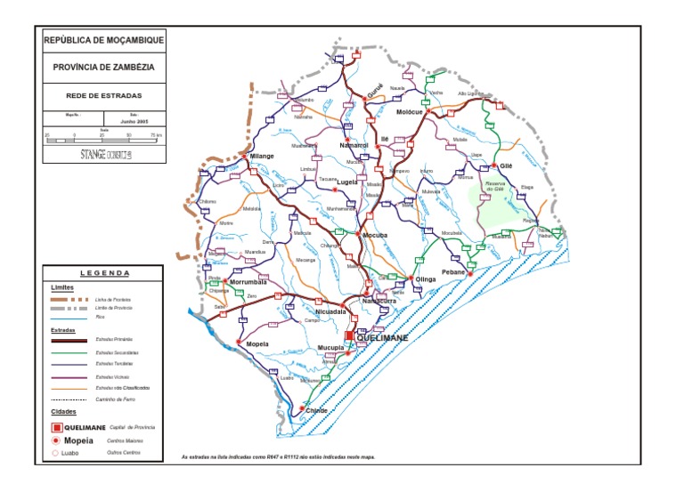 Mapa da Província da Zambézia | PDF