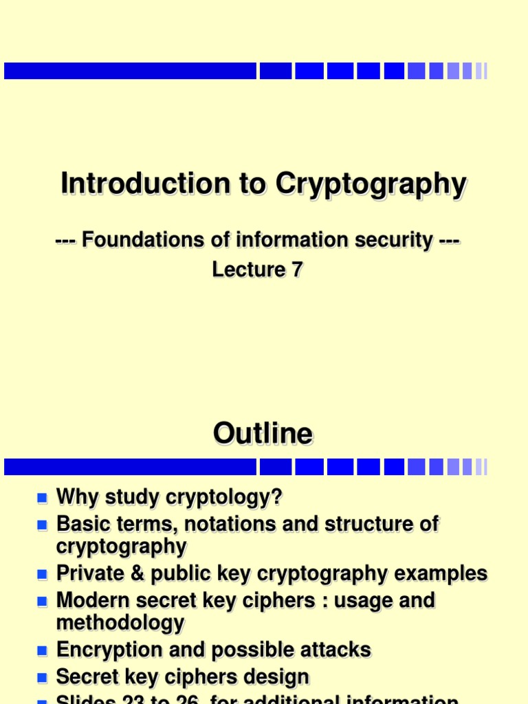 Cryptography | PDF