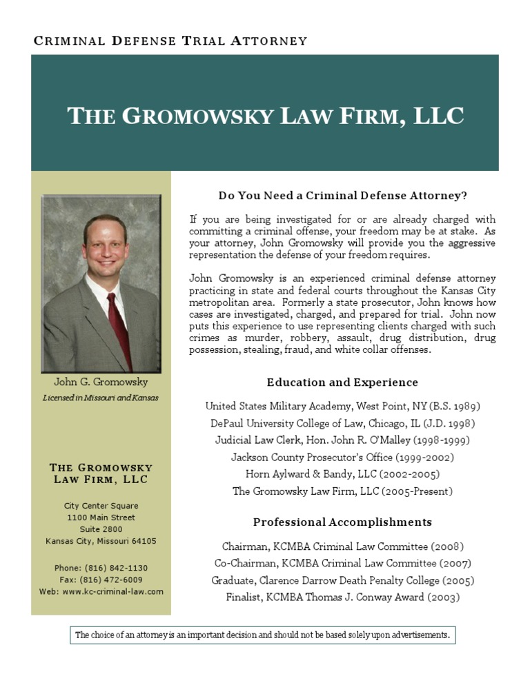 Kansas City Criminal Defense Expert | PDF | Criminal Defense Lawyer ...