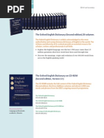 Oxford English Dictionary Overview | PDF