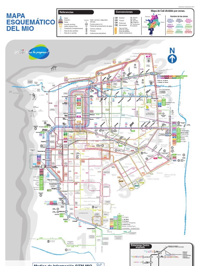 Rutas MIO - Mapa Esquematizado | PDF