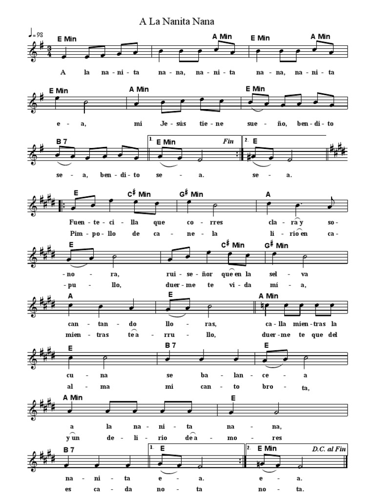 A La Nanita Nana