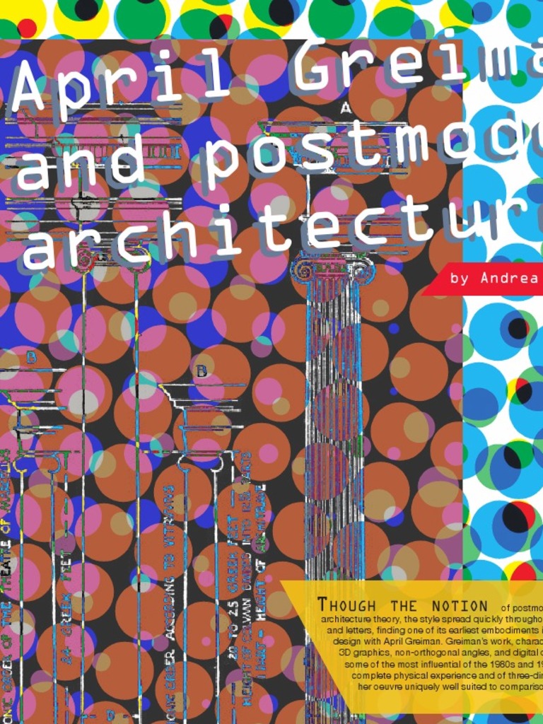 Magazine Layout in The Style of April Greiman (Text Is FPO!) | PDF ...