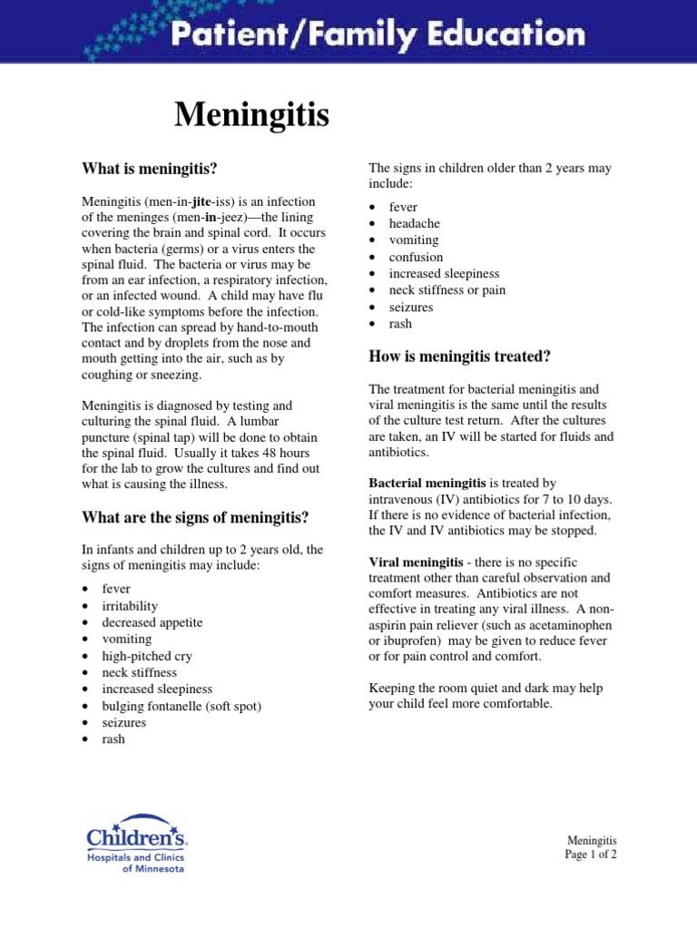 Meningitis | PDF | Meningitis | Infection