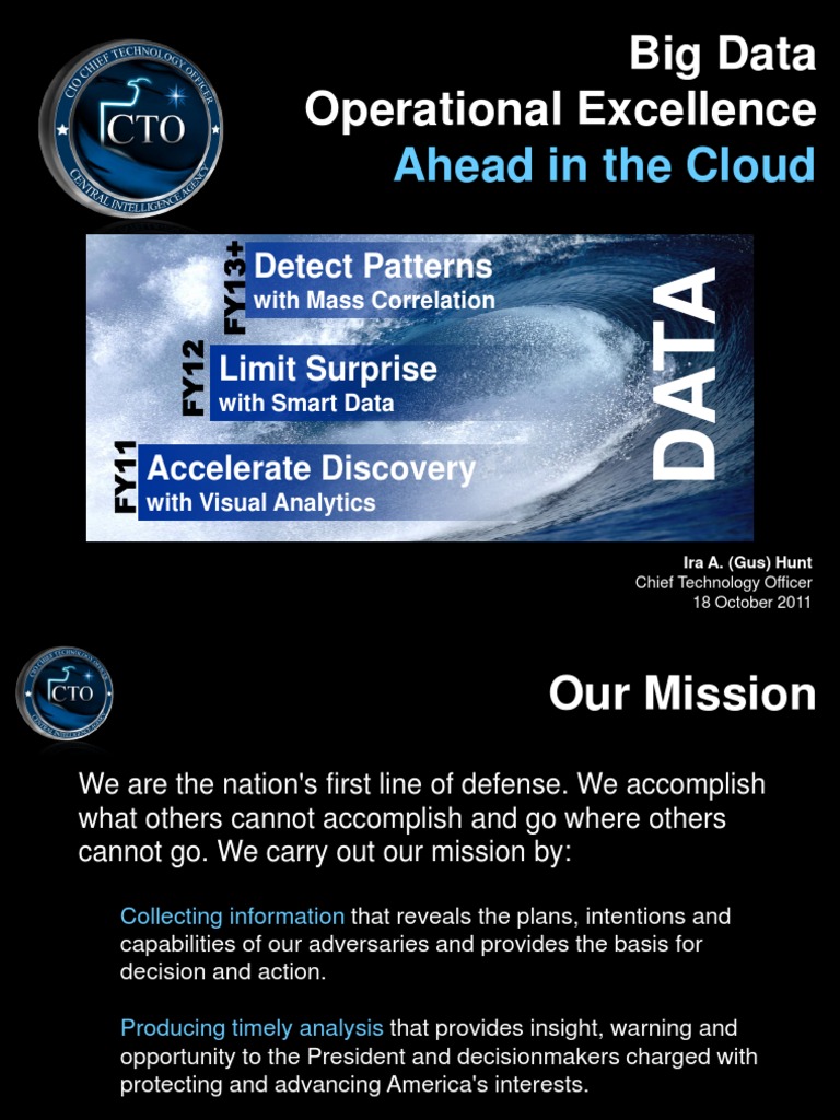 CIA BigData 3 | PDF | Big Data | Central Intelligence Agency