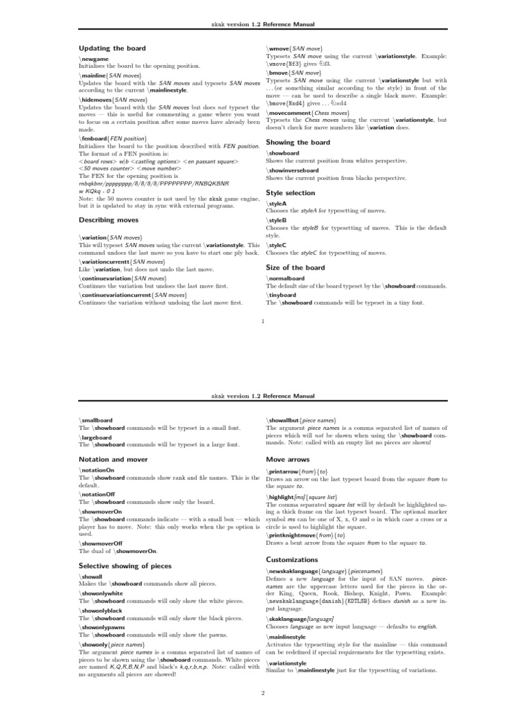 Skak Ref Man | Download Free PDF | Chess | Chess Theory