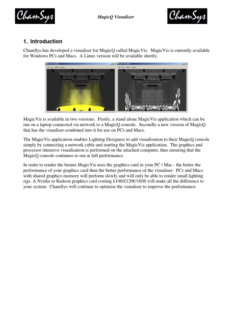 MagicQ Visualiser | PDF | Personal Computers | Macintosh
