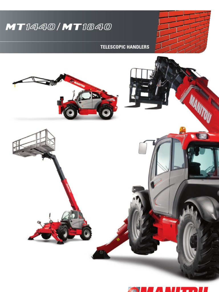Manitou MT 14 18 (EN) | Transmission (Mechanics) | Crane (Machine)