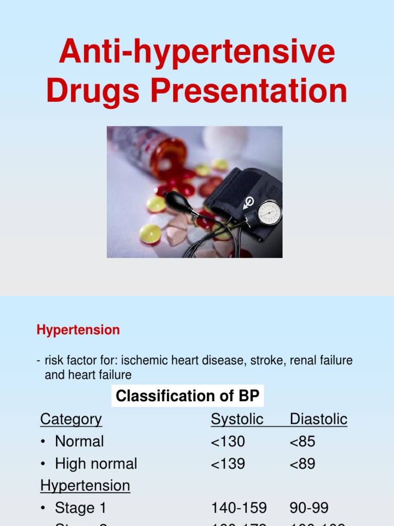 antihypertensive drugs | Hypertension | Blood Pressure