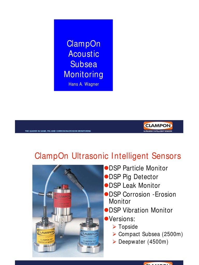 ClampO-PDF-10--ClampOn-Acoustic.pdf | Ultrasound | Sensor