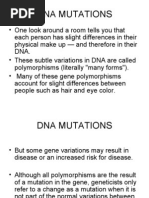 Lesson Plan in Science 10 (MUTATION) | PDF | Mutation | Gene