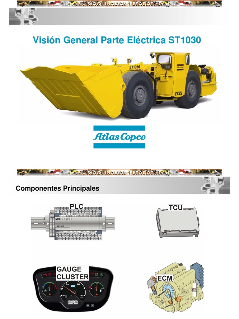 Curso Parte Electrica Scooptram ST 1030 Atlas Copco | PDF | Física ...