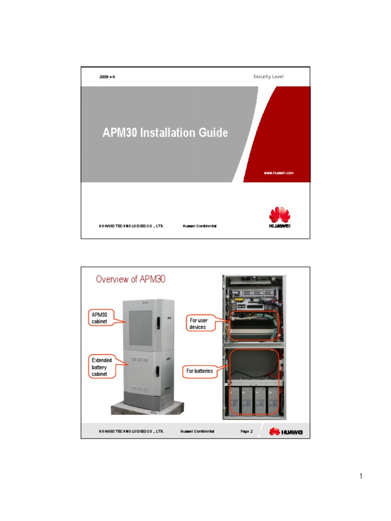 APM30 Installation Guide | PDF | Cable | Power Supply