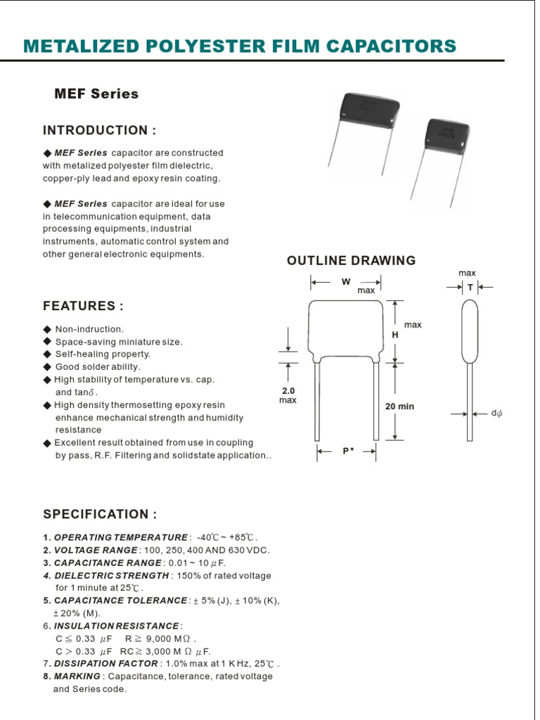 Mef 250 | PDF | Capacitor | Electromagnetism