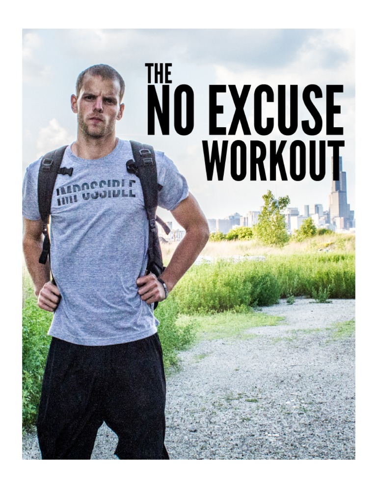 No Excuse Workout | PDF | Salad | Hamburgers