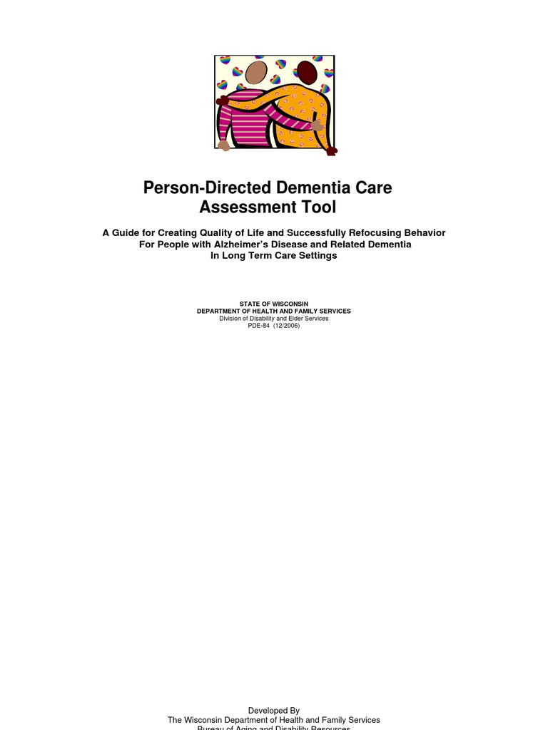 Person-Directed Dementia Care Assessment Tool | PDF | Dementia | Lighting