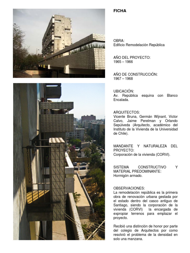 Ficha Edificio | PDF
