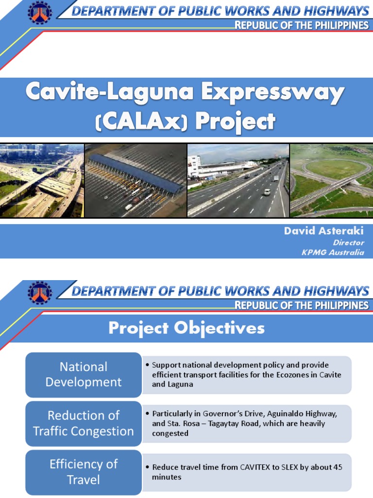 Cavite-Laguna Expressway (CALAx) Project | PDF | Controlled Access ...
