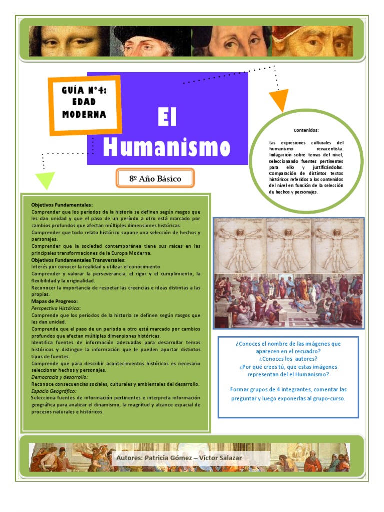 El Humanismo | PDF | Renacimiento | Período moderno temprano