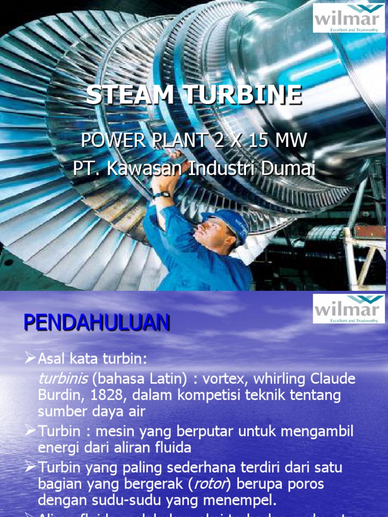 4.power Point Presentasi Turbin | PDF | Teknologi & Rekayasa