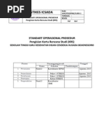 Sop Pengisian Kartu Rencana Studi (KRS) | PDF