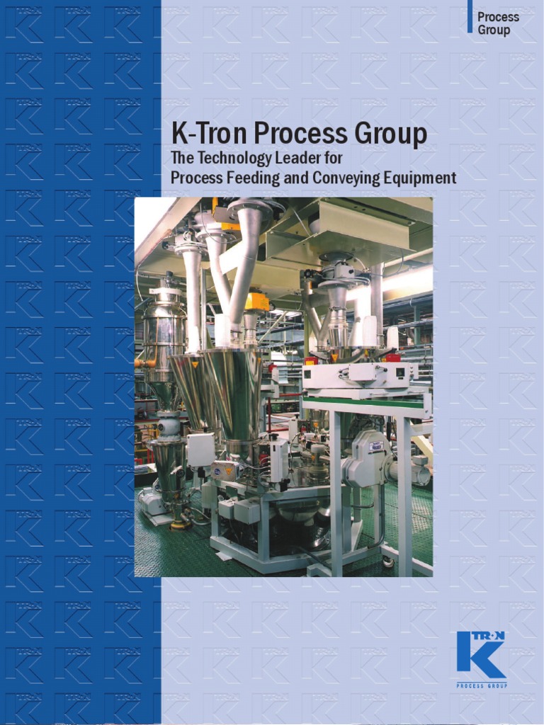 K - Tron Product | PDF | Flow Measurement | Extrusion