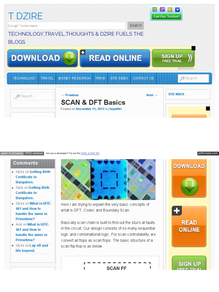 Tdzire Com Scan DFT Basics | PDF | Electronics | Electronic Engineering