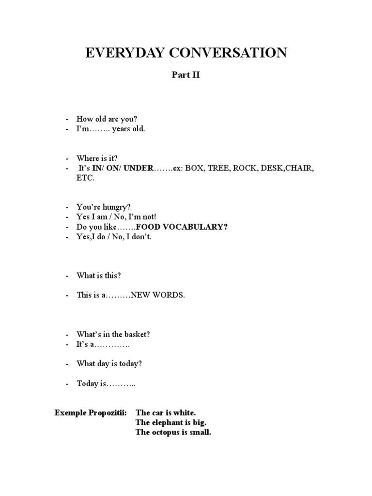 Everyday English Conversations Guide | PDF