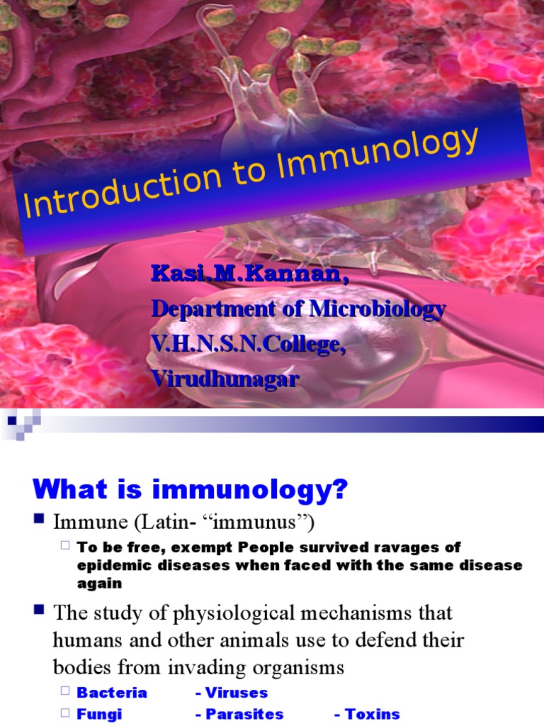 Introduction to Immunology | Vaccination | Smallpox