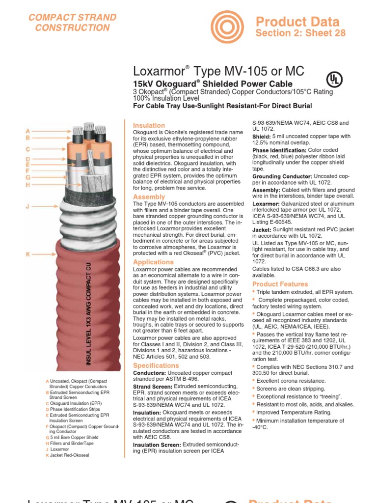 Cable Armado 13kv | Electrical Conductor | Cable | Free 30-day Trial ...