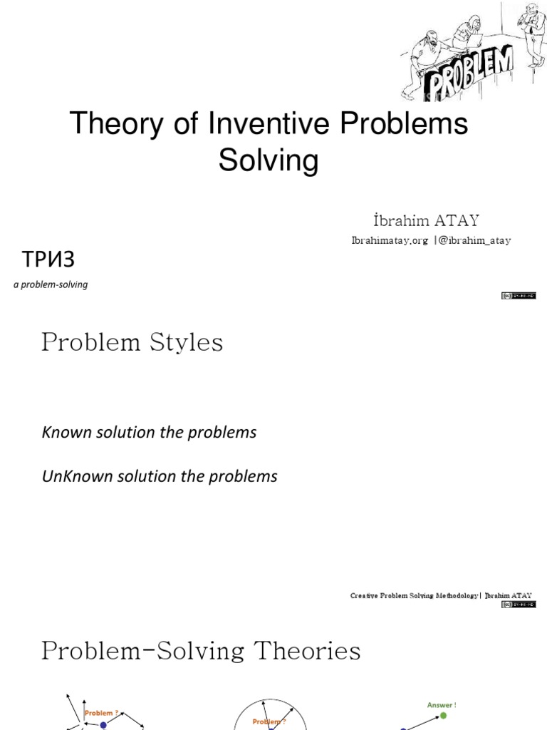 Theory of Inventive Problems Solving | PDF | Emergence | Innovation