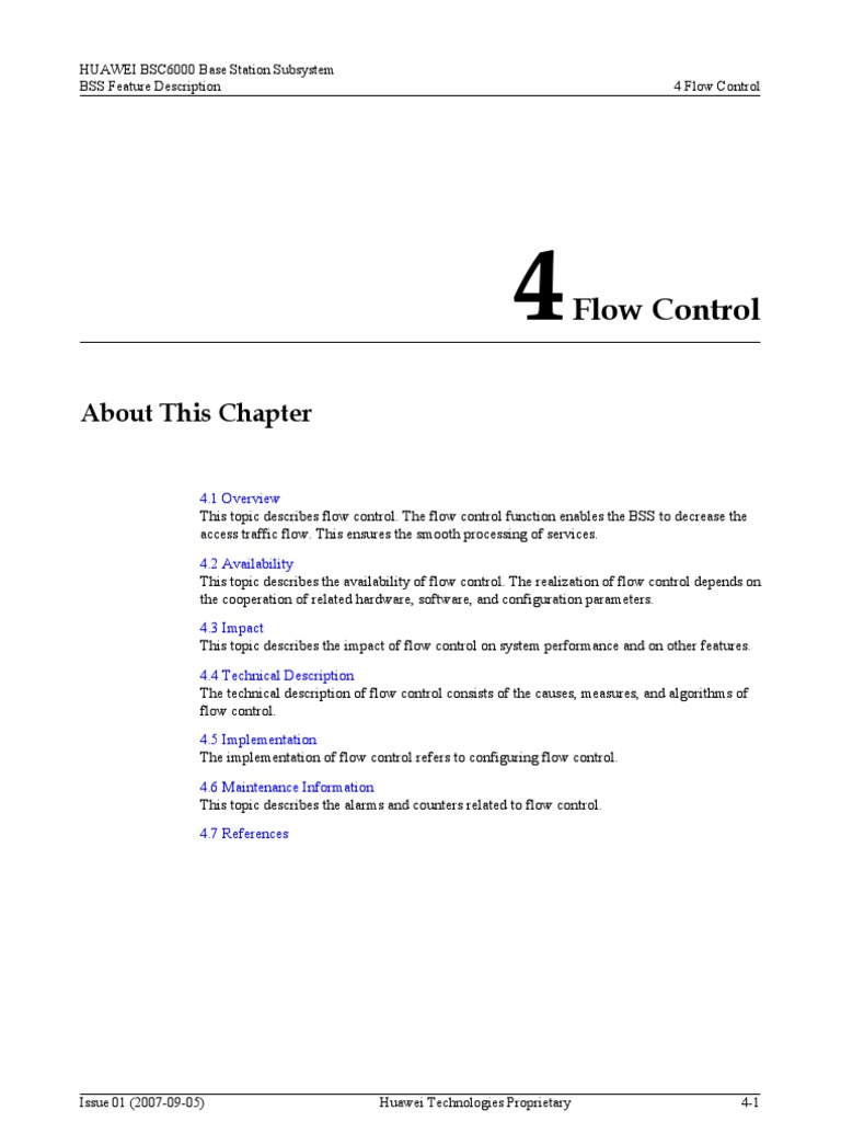 Flow Control: About This Chapter | PDF | Computer Networking | Telecommunications