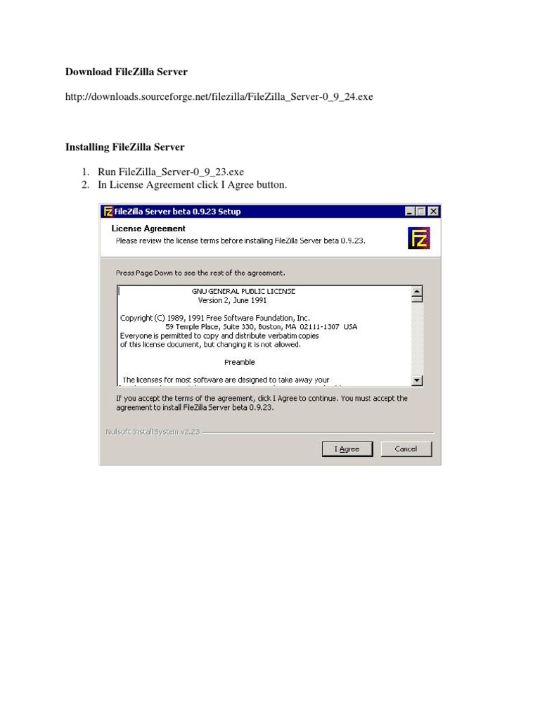 Step by Step Installation of Filezilla FTP Server | PDF