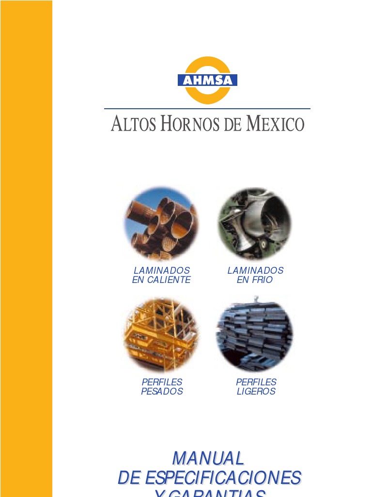 AHMSA Manual de Especificaciones | PDF | Corrosión | Internet