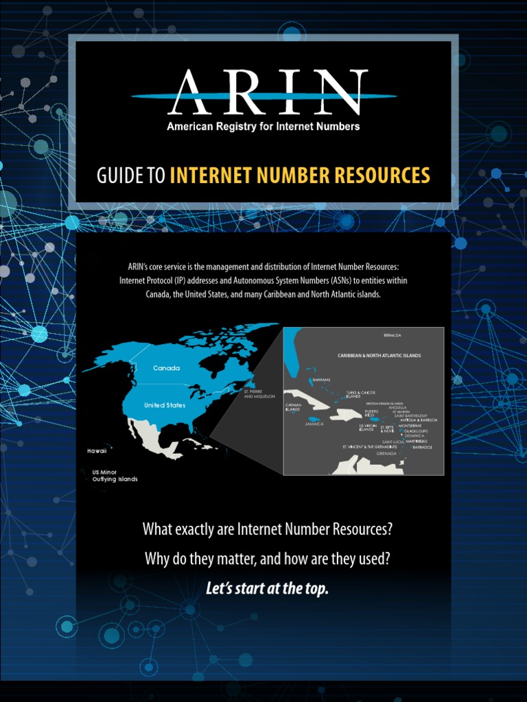 Guide To Internet Number Resources ARIN | PDF | Routing | Ip Address