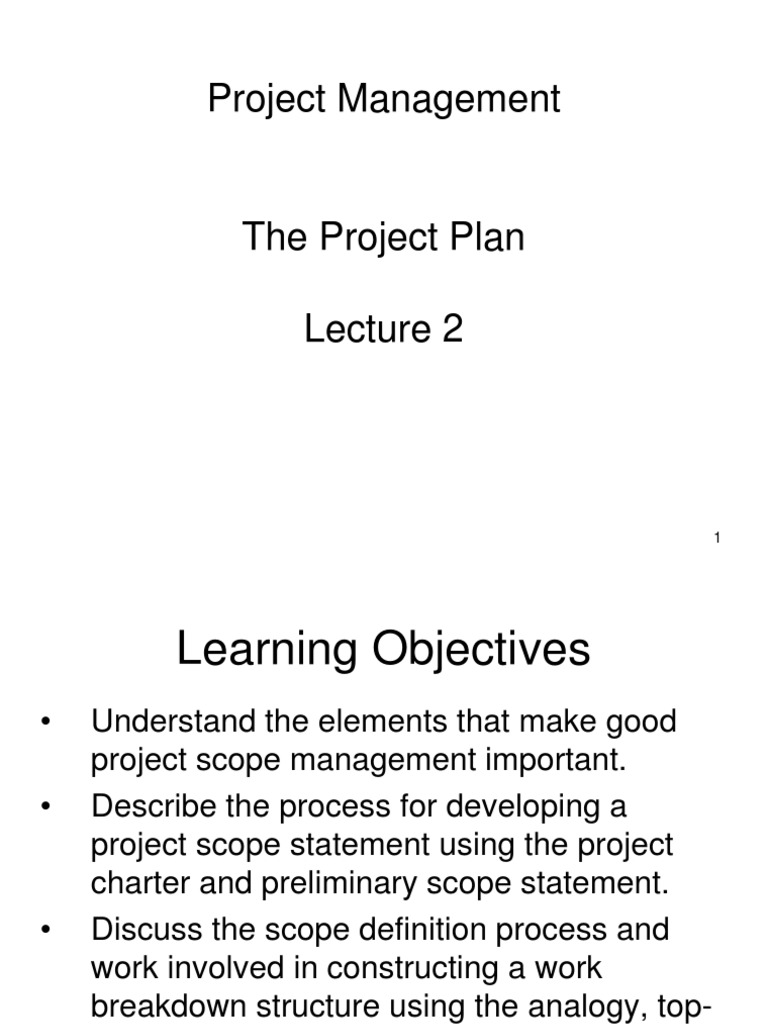 L2 Project Management1314 (Scribe) | PDF | Project Management | Product ...